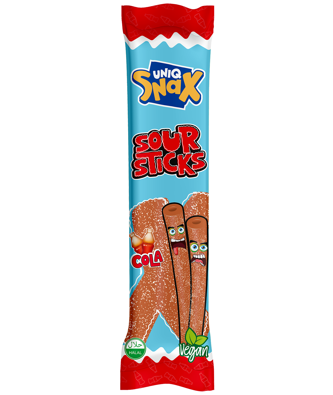 Uniq Snax Licorice Sour Sticks 18-30G | Premier International | FMCG ...